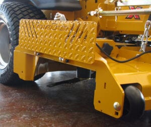 Powered OCDC Hustler / Big Dog Mowers - Power Chute Design