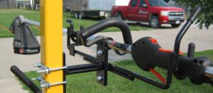 ROPS Trimmer Rack - Power Chute Design